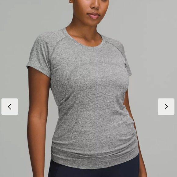 lululemon athletica | Tops | Lululemon Grey Swiftly Tech Short Sleeve | Poshmark